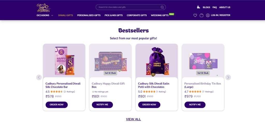 Cadbury Gifting Coupons, Promo Code & Offers